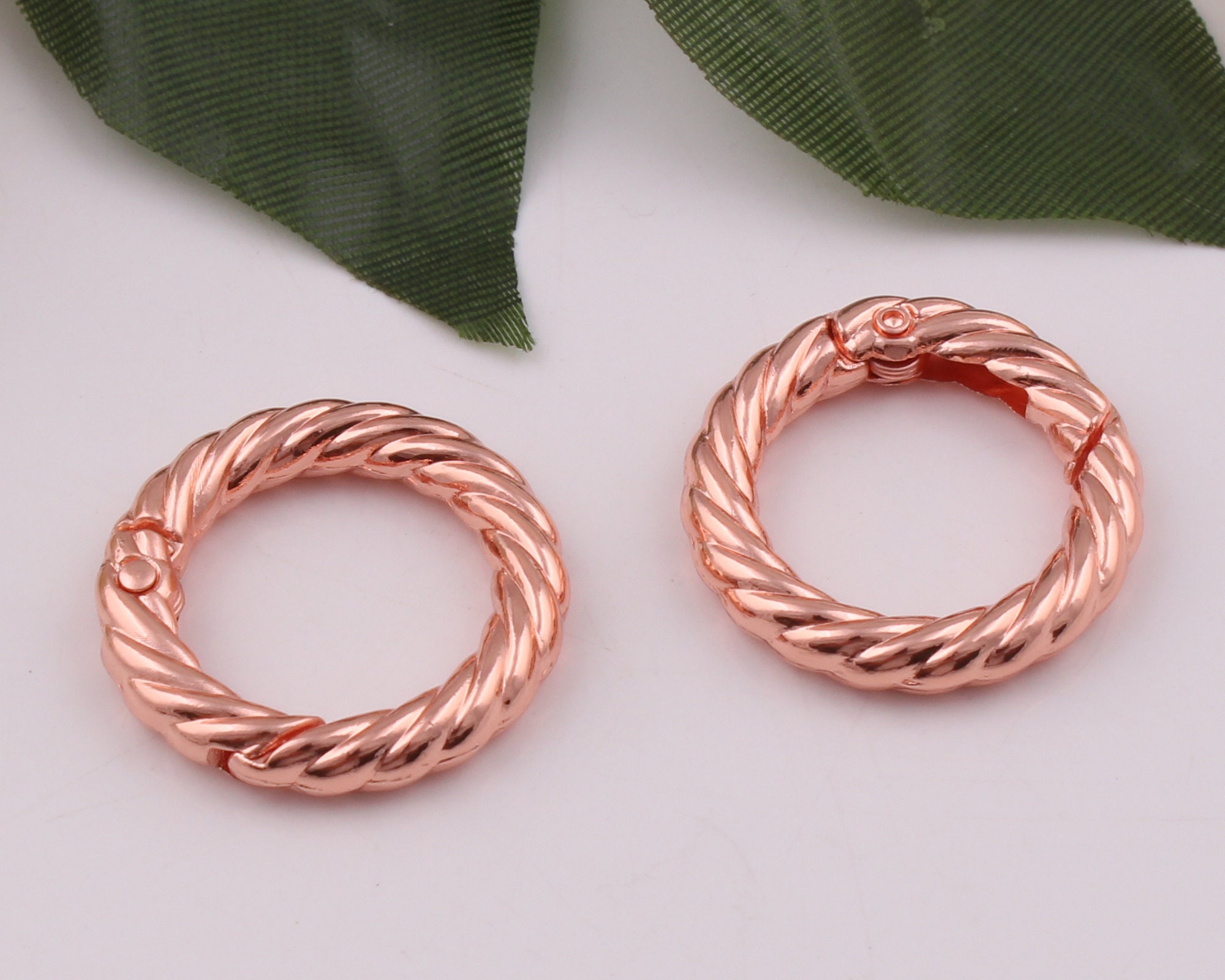 3/4 inch 19mm inner round spring o ring clasps metal o rings | Etsy