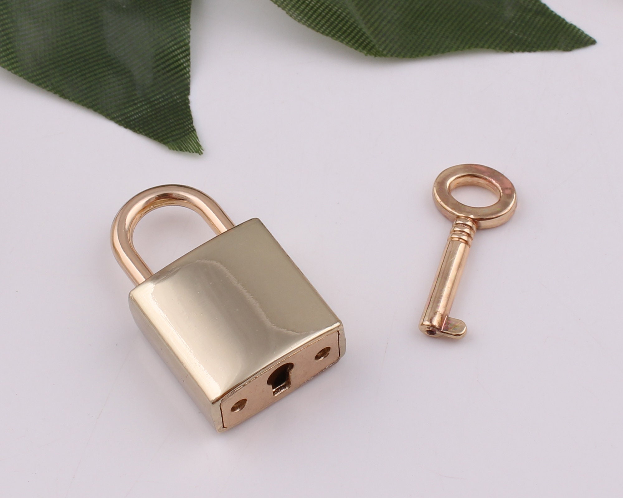 Rectangular Padlock With Key Love Lock Couple Gifts Purse Bag - Etsy UK