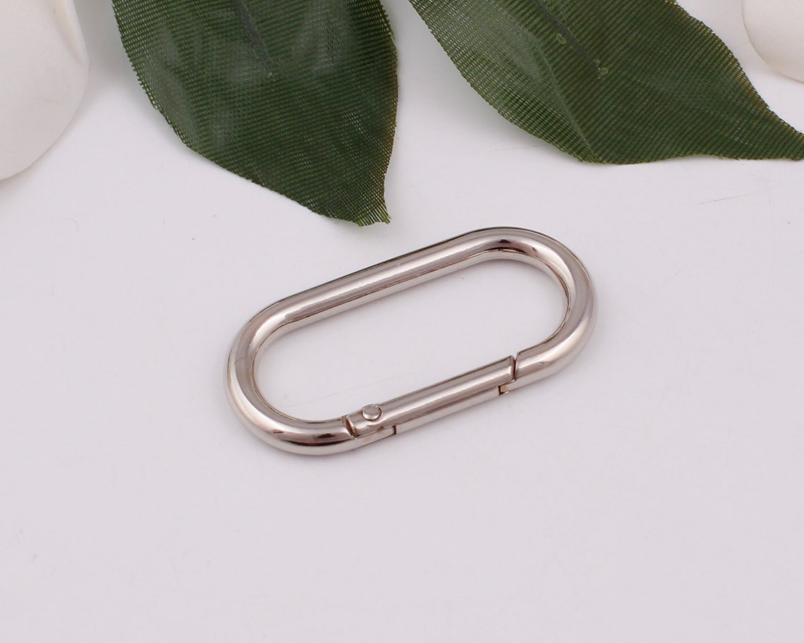 40mm inner oval spring o ring clasps metal o rings round ring | Etsy