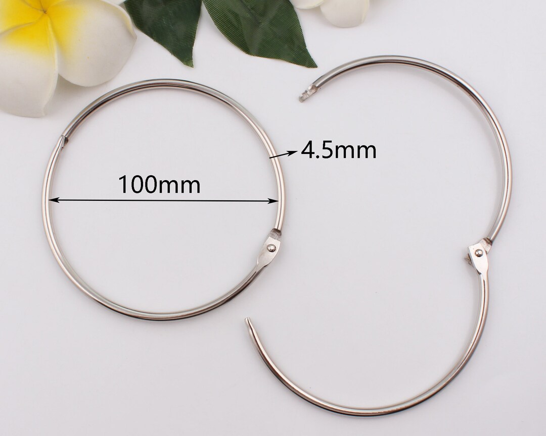 100mm Inner Loose Leaf Rings Split Ring Binder Rings Card Rings Cards ...