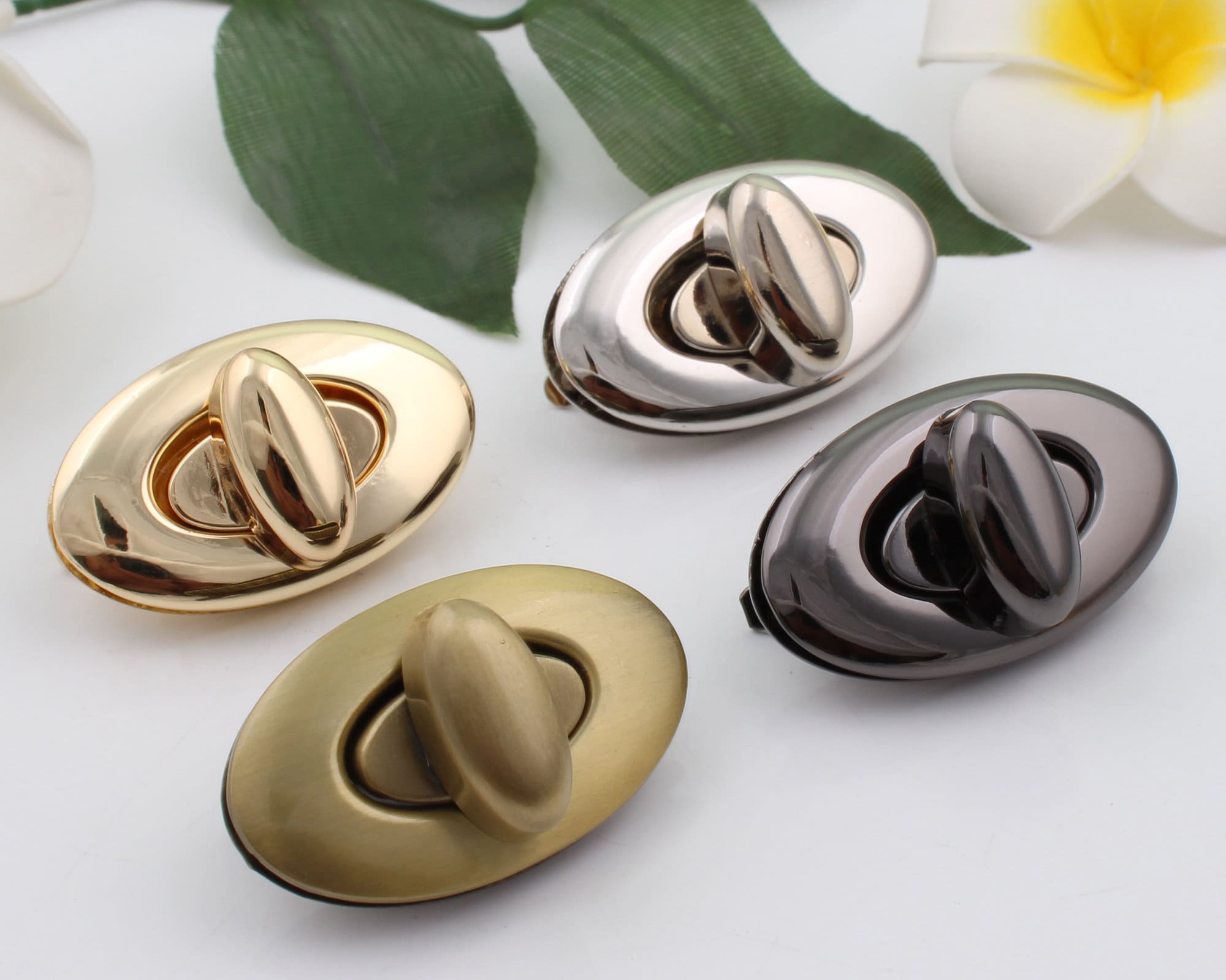 Oval Bag Lock Purse Lock Purse Twist Lock Metal Lock Turn Lock | Etsy