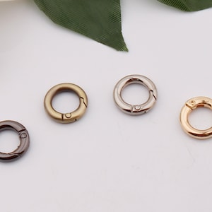 10mm Inner Round Spring O Ring Clasps Metal O Rings Round Ring Spring ...