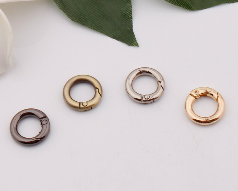 10mm Inner Round Spring O Ring Clasps Metal O Rings Round Ring Spring ...