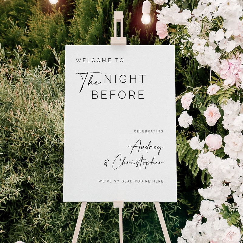 Rehearsal Dinner Sign - Etsy
