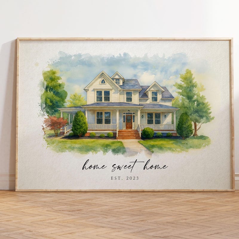 Custom Drawing of My House - Etsy