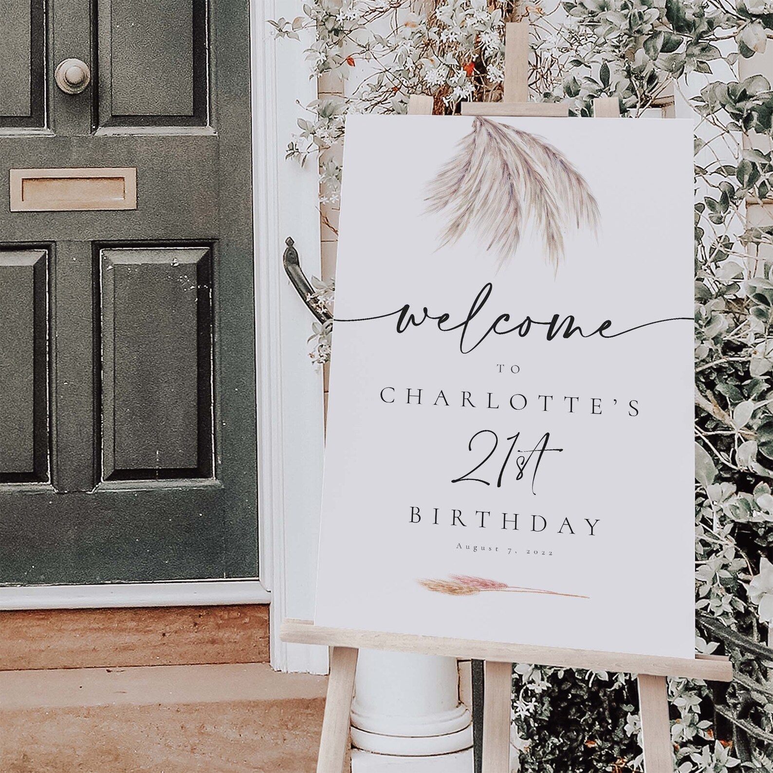 DIGITAL Birthday Welcome Sign Birthday Sign Welcome to - Etsy