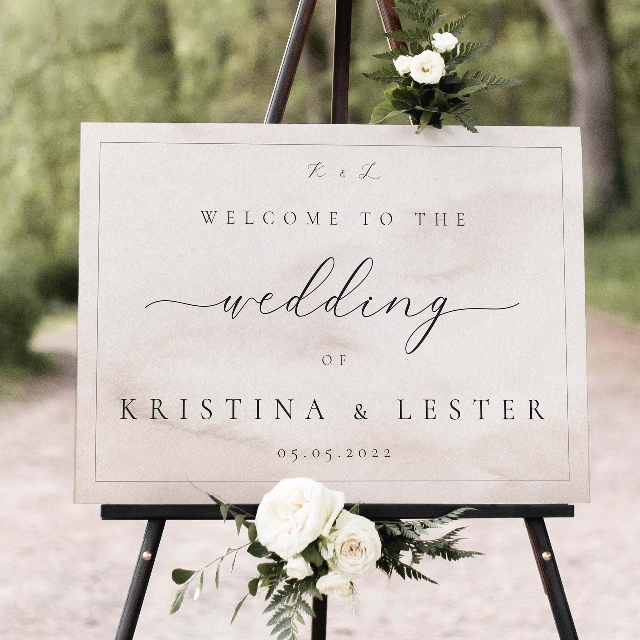 Wedding Welcome Sign Wedding Sign No II Welcome to Our | Etsy
