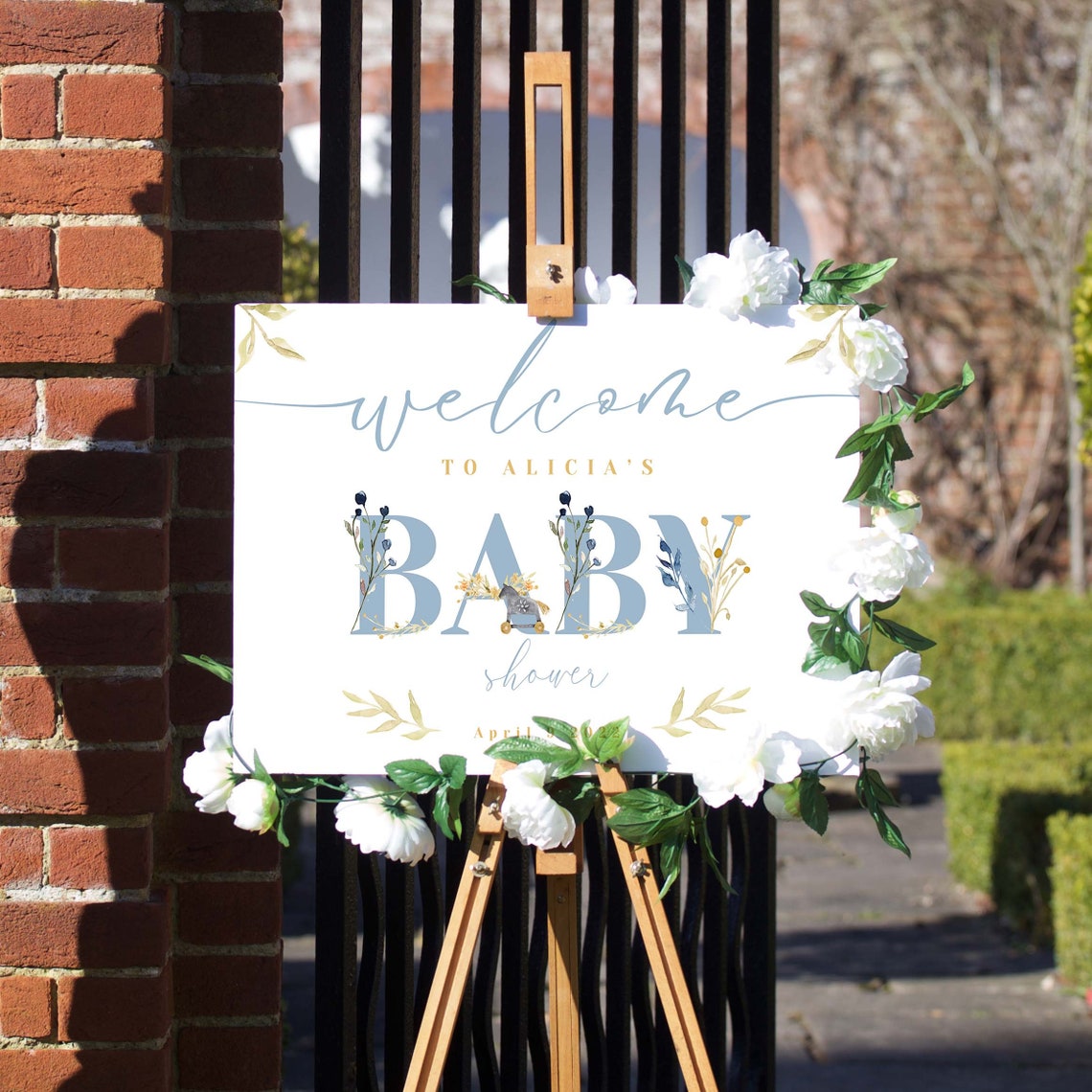 Baby Shower Sign Baby Boy Shower Welcome Sign Baby Shower - Etsy