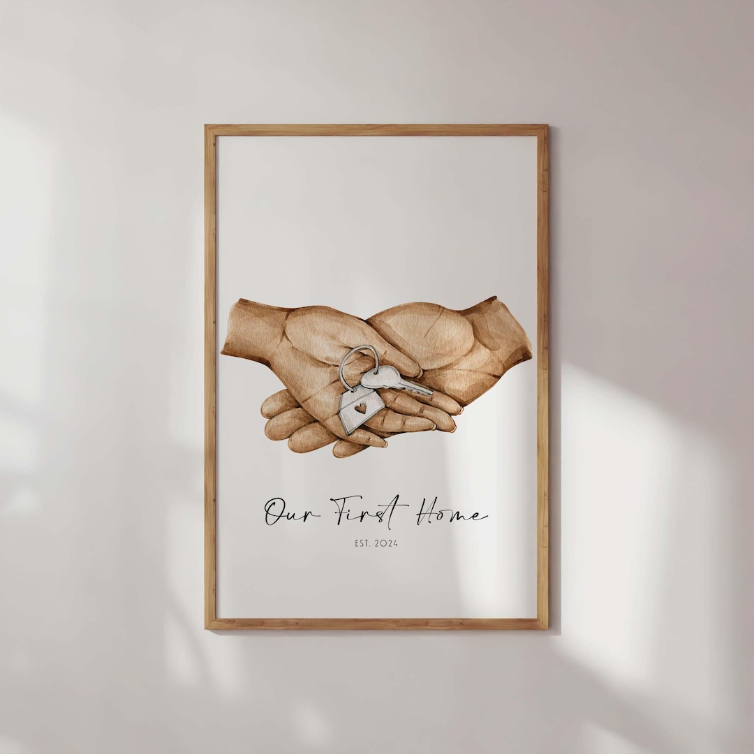 Personalized First Home Gift, New Homeowner, Realtor Closing Gift ...