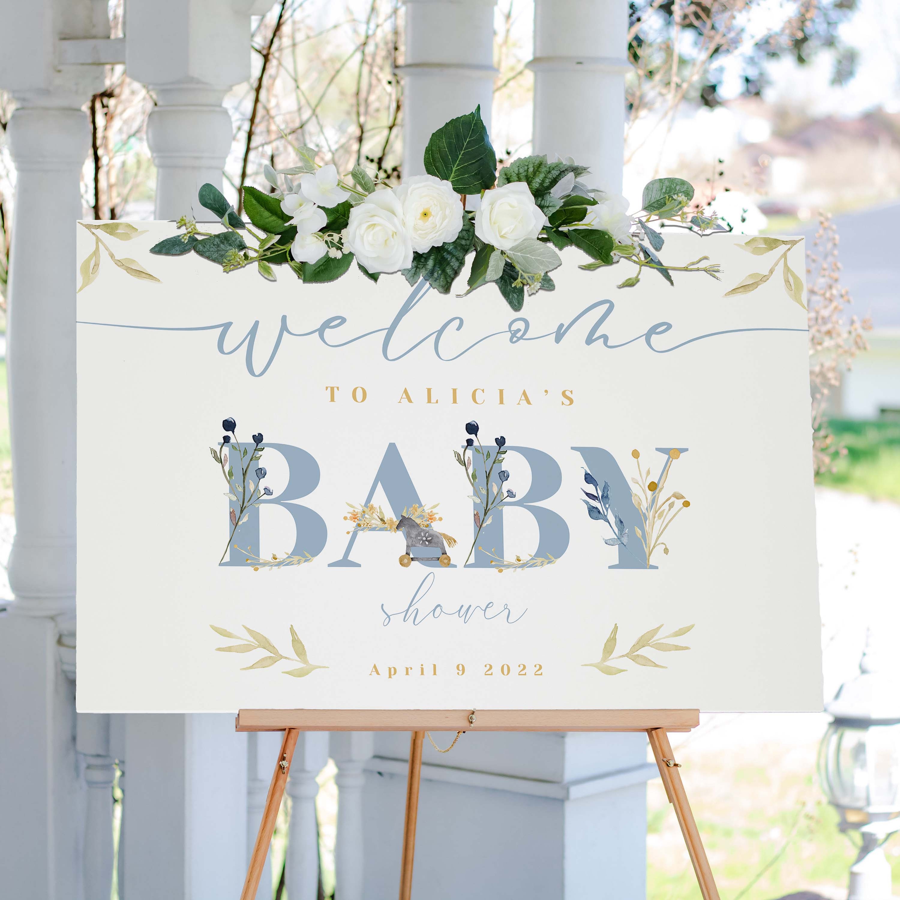Baby Shower Sign Baby Boy Shower Welcome Sign Baby Shower - Etsy