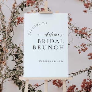 Bridal Brunch Welcome Sign, Bridal Shower Sign, Bridal Brunch, Bridal ...