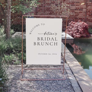 Bridal Brunch Welcome Sign, Bridal Shower Sign, Bridal Brunch, Bridal ...