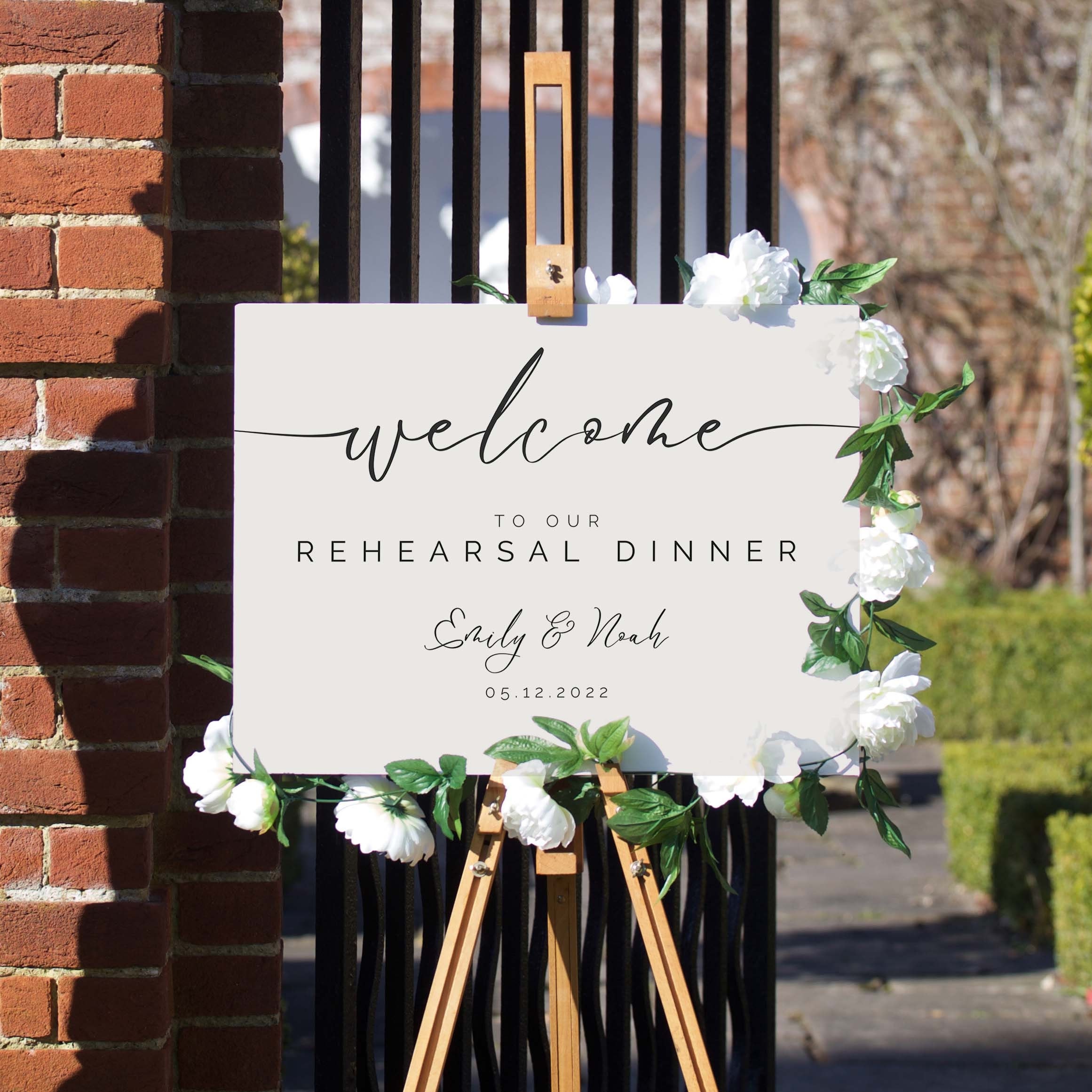 Rehearsal Dinner Sign Rehearsal Sign Rehearsal Dinner - Etsy