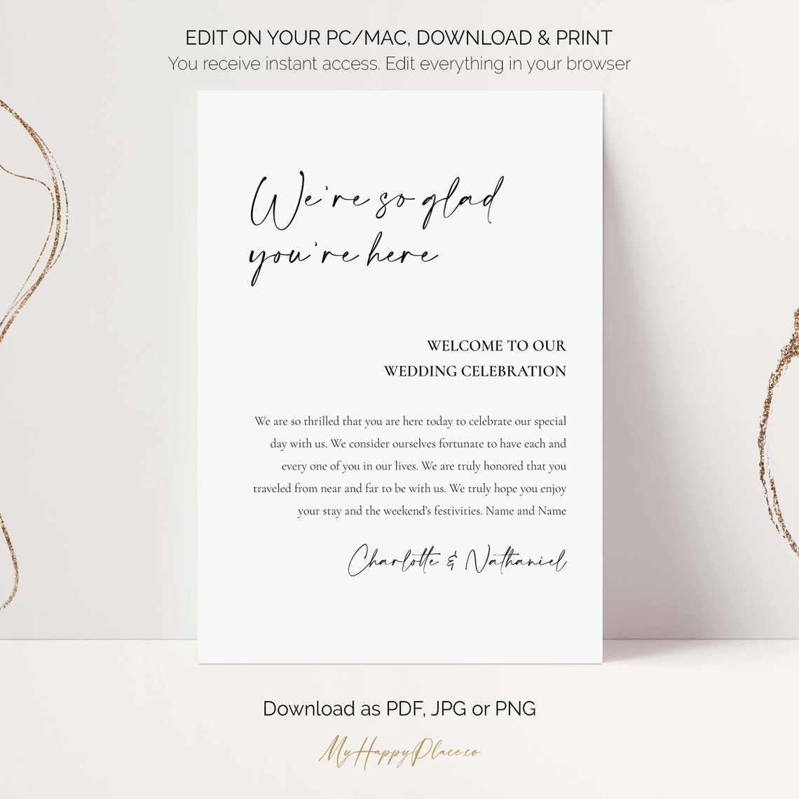 DIGITAL Birthday Welcome Sign Birthday Sign Welcome to - Etsy