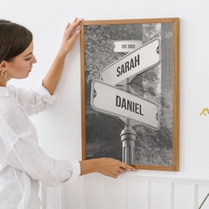 Custom Intersection Sign, Personalized Anniversary Gift, Street Sign ...
