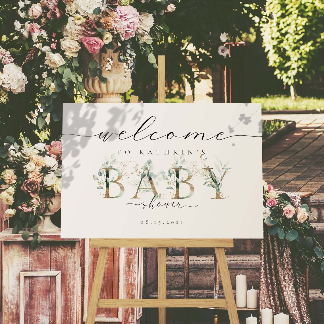 Baby Shower Welcome Sign Baby Shower Banner Outdoor Yard Sign - Etsy