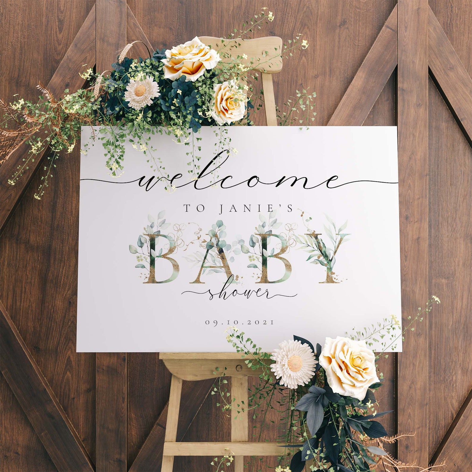 Baby Shower Welcome Sign Baby Shower Banner Outdoor Yard Sign - Etsy