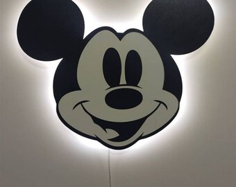 Mickey Mouse Led - Etsy