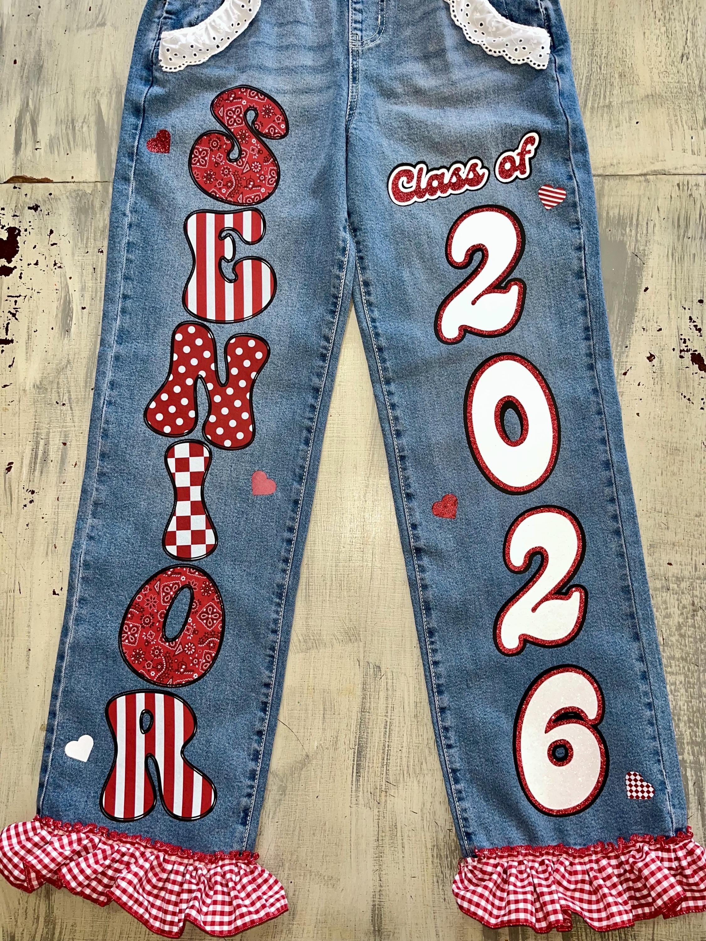 Custom Senior Overalls, Kids Overalls, Personalized Denim Overalls ...