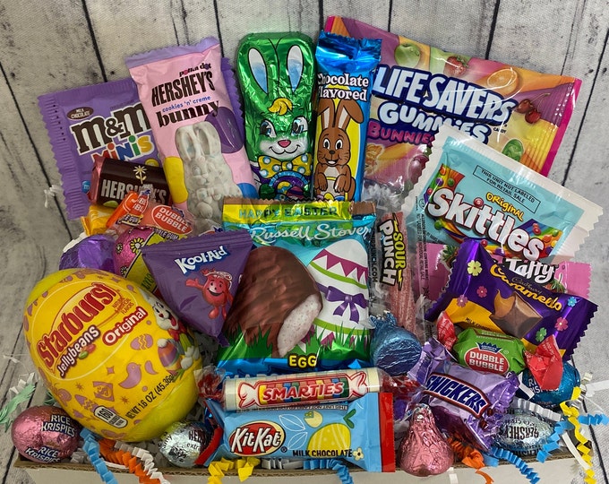 CUSTOM for Brenda Easter Candy Box, Easter Gift Box, Easter Chocolate ...