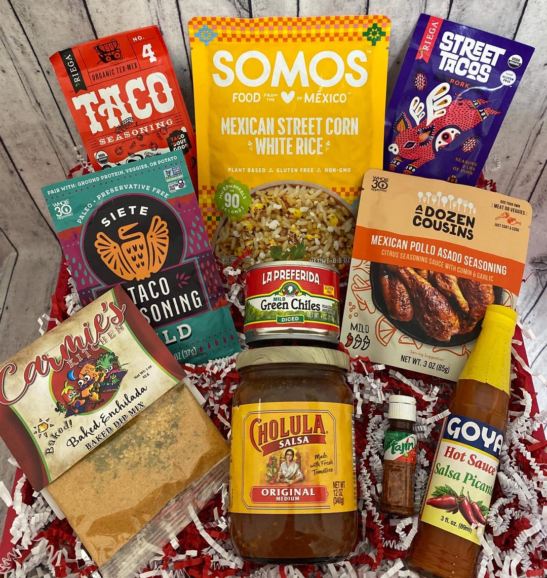 Deluxe Taco Night Gift Box, Dinner Basket, Taco Gift Box, Gift for ...