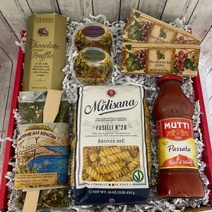 Italian Pasta Dinner Gourmet Dinner Gift Box Italian Dinner - Etsy