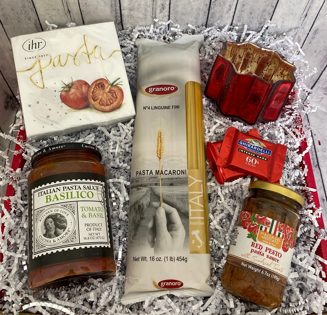 Italian Dinner Gift Pasta Dinner Gift Box Dinner Gift for - Etsy