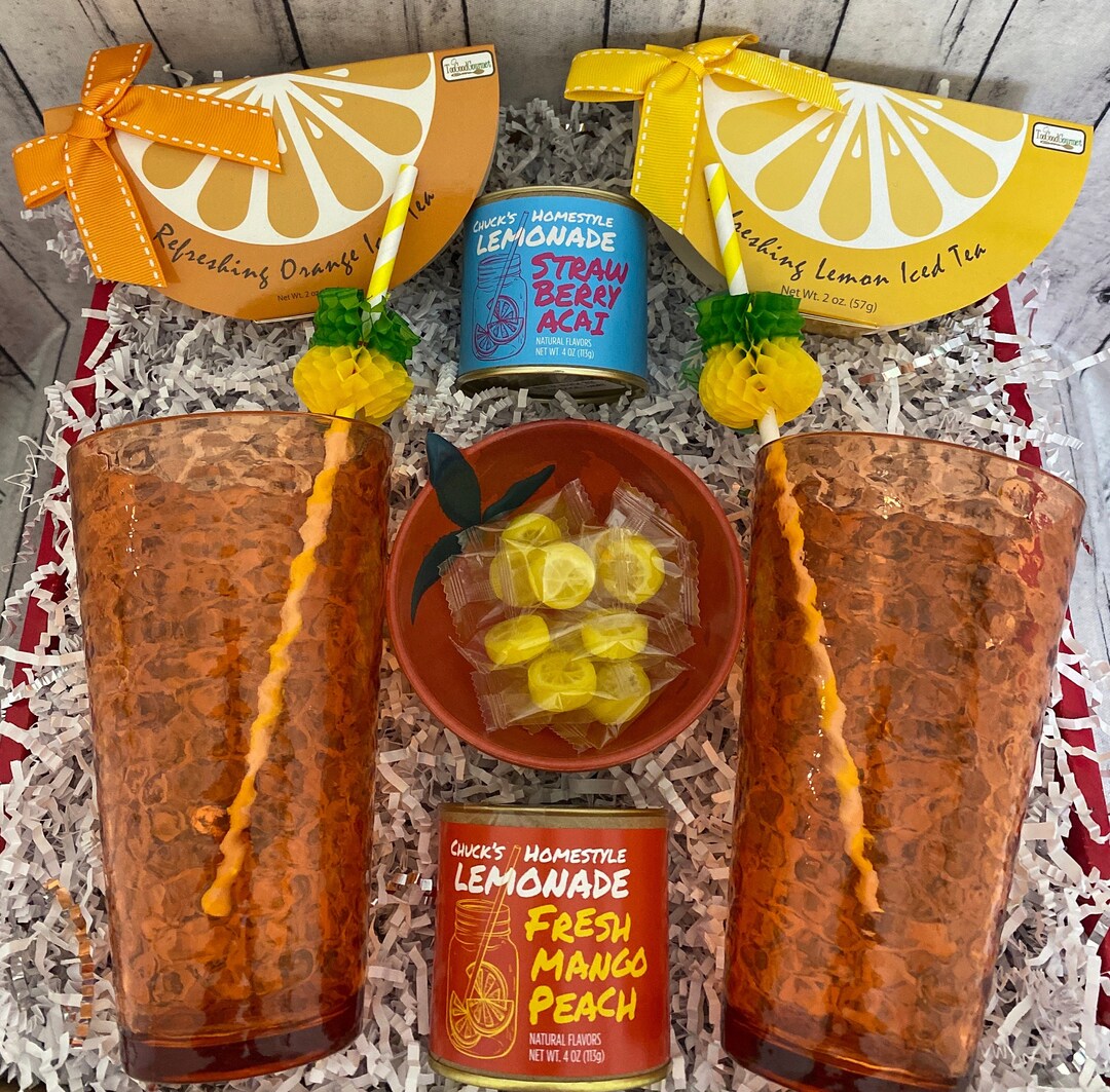 Sending Cheer, Thinking of You, Summer Lemonade Gift Basket, Birthday ...