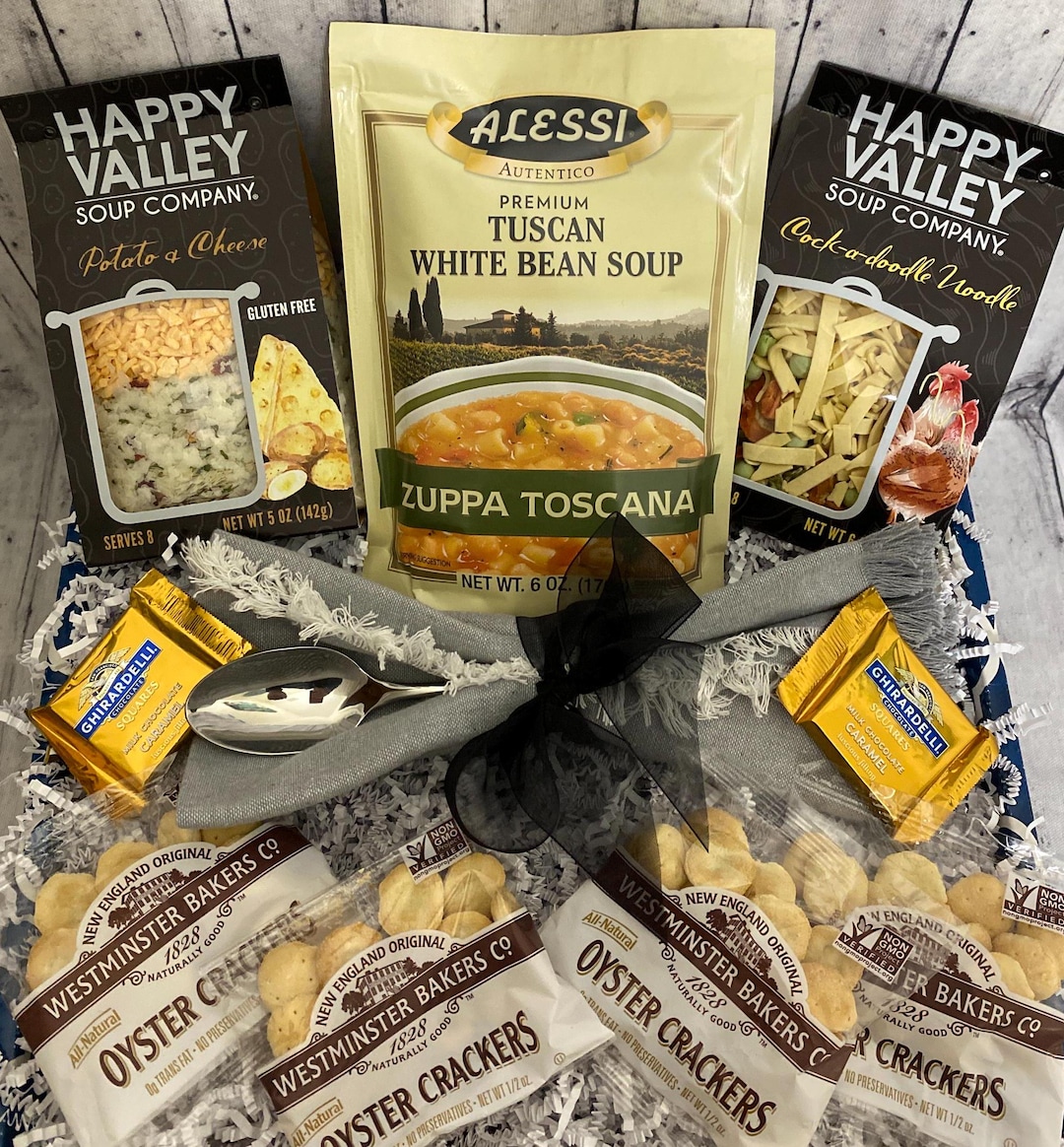 Deluxe Soup Gift Box, Sympathy Gift Box, Gift for Couples, Care Package ...