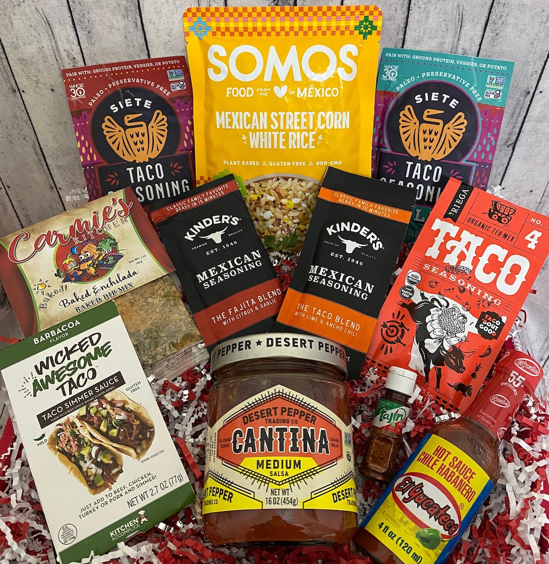 Deluxe Taco Night Gift Box, Taco Gift Box, Gift for Couples, Thank You ...
