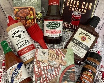 Barbecue Gift Box, BBQ Grilling Gift for Men, BBQ Sauce Kit, Birthday ...
