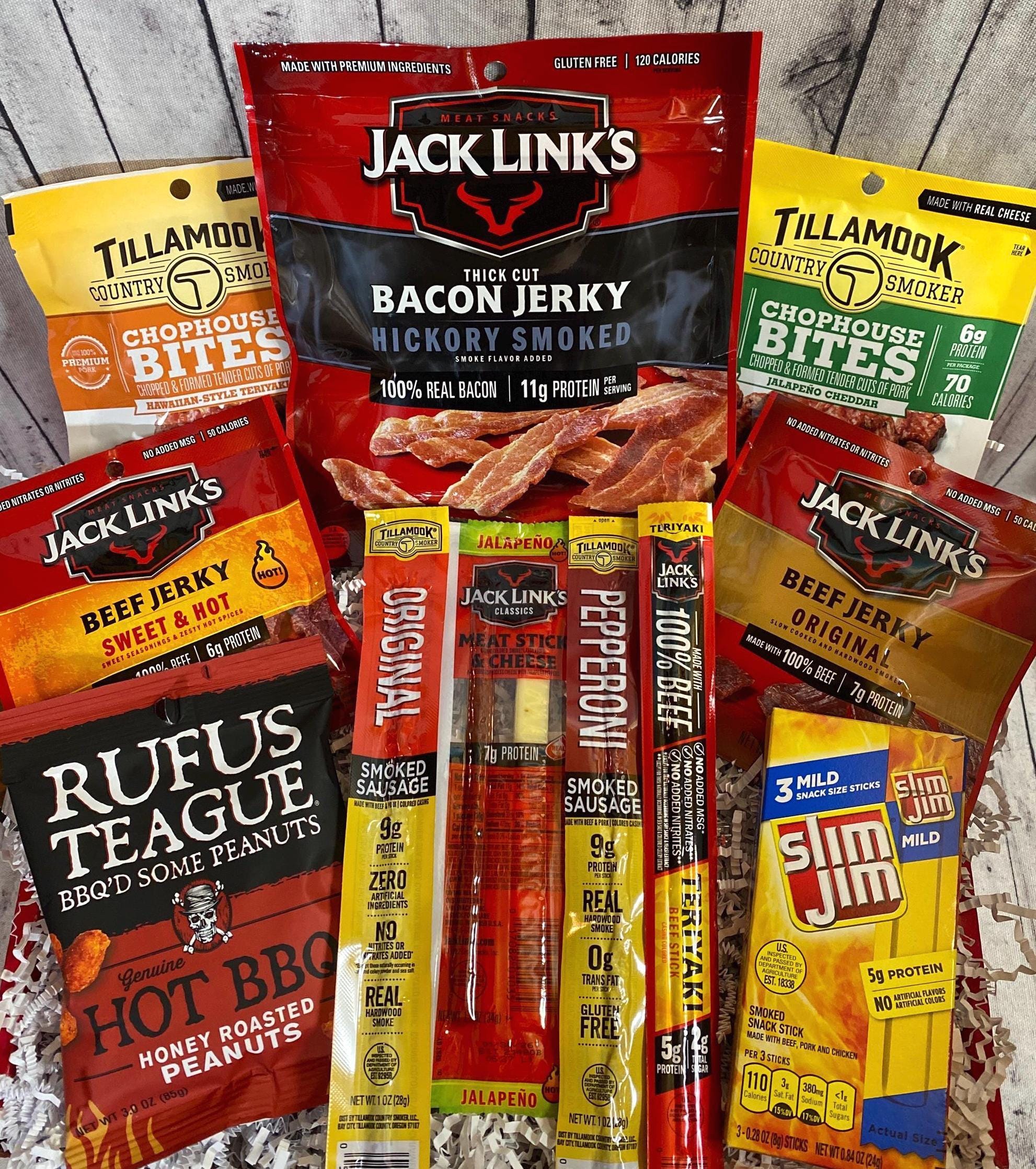 Man Cave Gift Box, Beef Jerky Gift for Men, Care Package for Men, Gift ...