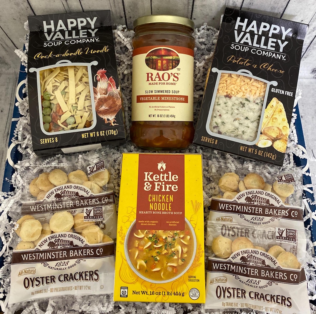 Gourmet Soup Gift Box, Sympathy Gift Box, Gift for Couples, Soup Care ...