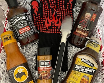Barbecue Gift Box BBQ Grilling Box for Men BBQ Sauce Kit - Etsy