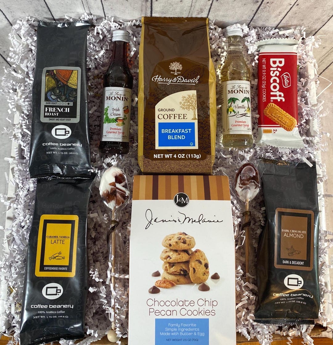 Coffee Gift Box, Coffee Lovers Gift Box, Care Package, Gift for Man ...