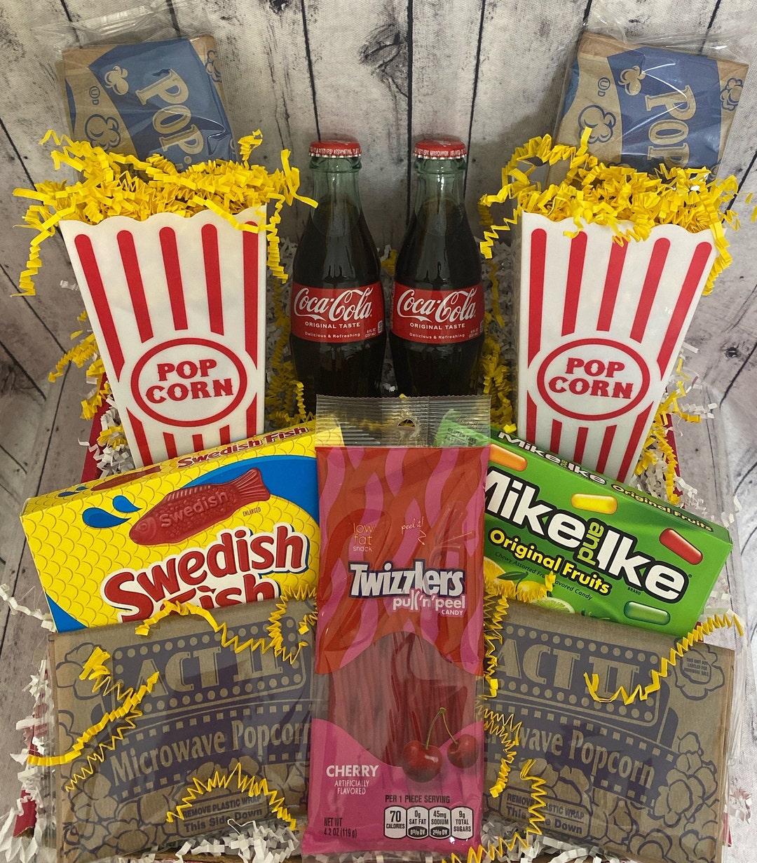 Popcorn Gift Box, Movie Night, Family Snack Gift Box, Thank You Box ...