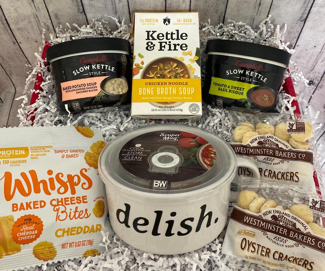 Soup Care Package, Soup Gift Box, Get Well Gift Box, Feel Better Gift ...
