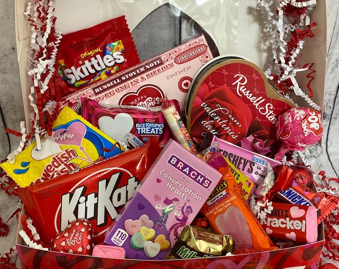 Valentines Day Gift Box, Valentine Candy, Valentine Heart Box ...