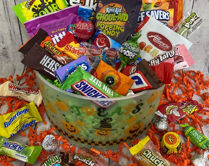 Halloween Candy Bucket, Halloween Candy Gift, Halloween for Kids ...