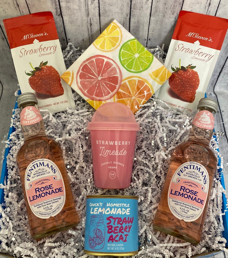 Sending Smiles Gift Summer Lemonade Gift Box DIY Cocktail - Etsy