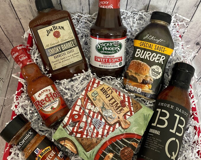BBQ Gift Basket Grill Expert Gift Basket Summer BBQ Gift - Etsy