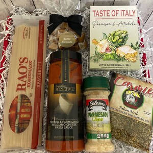 Gourmet Pasta Gift Box, Italian Dinner Gift Basket, Pasta Kit, Family ...