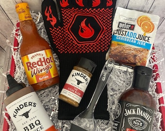Barbecue Gift Box, BBQ Grilling Gift for Men, BBQ Sauce Kit, Birthday ...