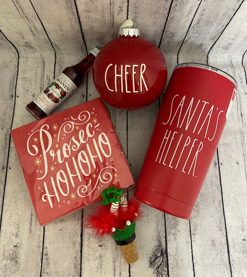 Christmas Wine Gift Box Set Holiday Gift Box Holiday Wine - Etsy