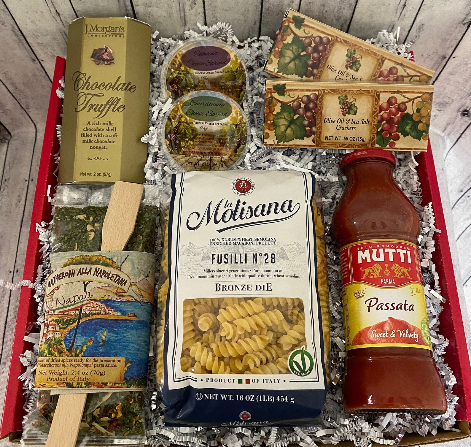 Italian Pasta Dinner Gourmet Dinner Gift Box Italian Dinner - Etsy