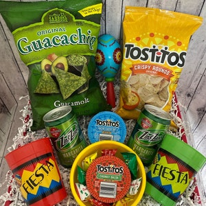 Chips and Salsa Gift Box, Fiesta Gift, Margarita Gift Box, Raffle Gift ...