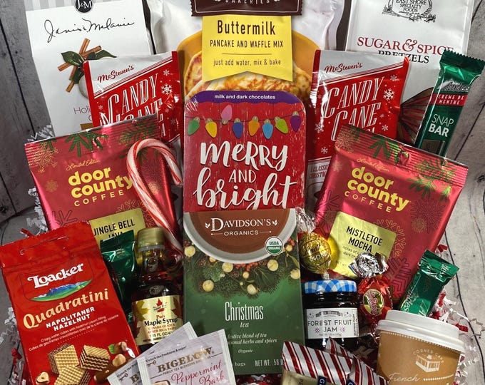 Deluxe Christmas Breakfast Gift, Holiday Breakfast Gift Set, Family ...