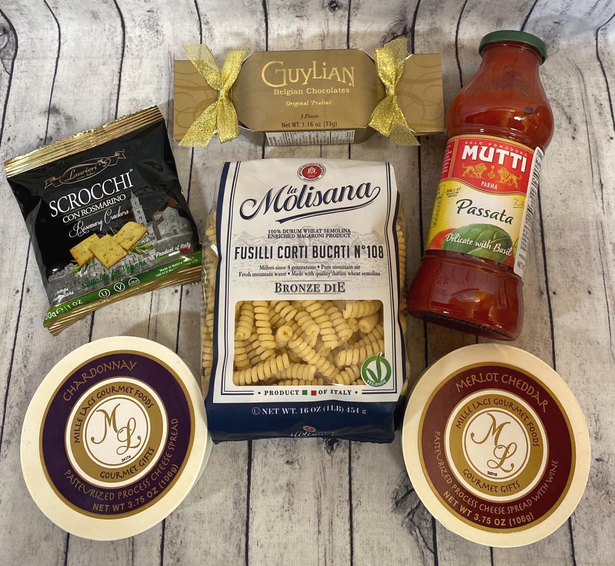 Italian Pasta Dinner, Gourmet Dinner Gift Box, Italian Dinner for Two ...