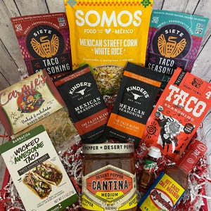 Deluxe Taco Night Gift Box, Taco Gift Box, Gift for Couples, Thank You ...