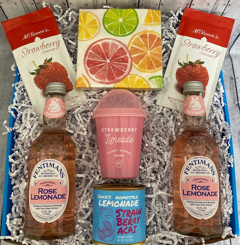 Sending Smiles Gift Summer Lemonade Gift Box DIY Cocktail - Etsy